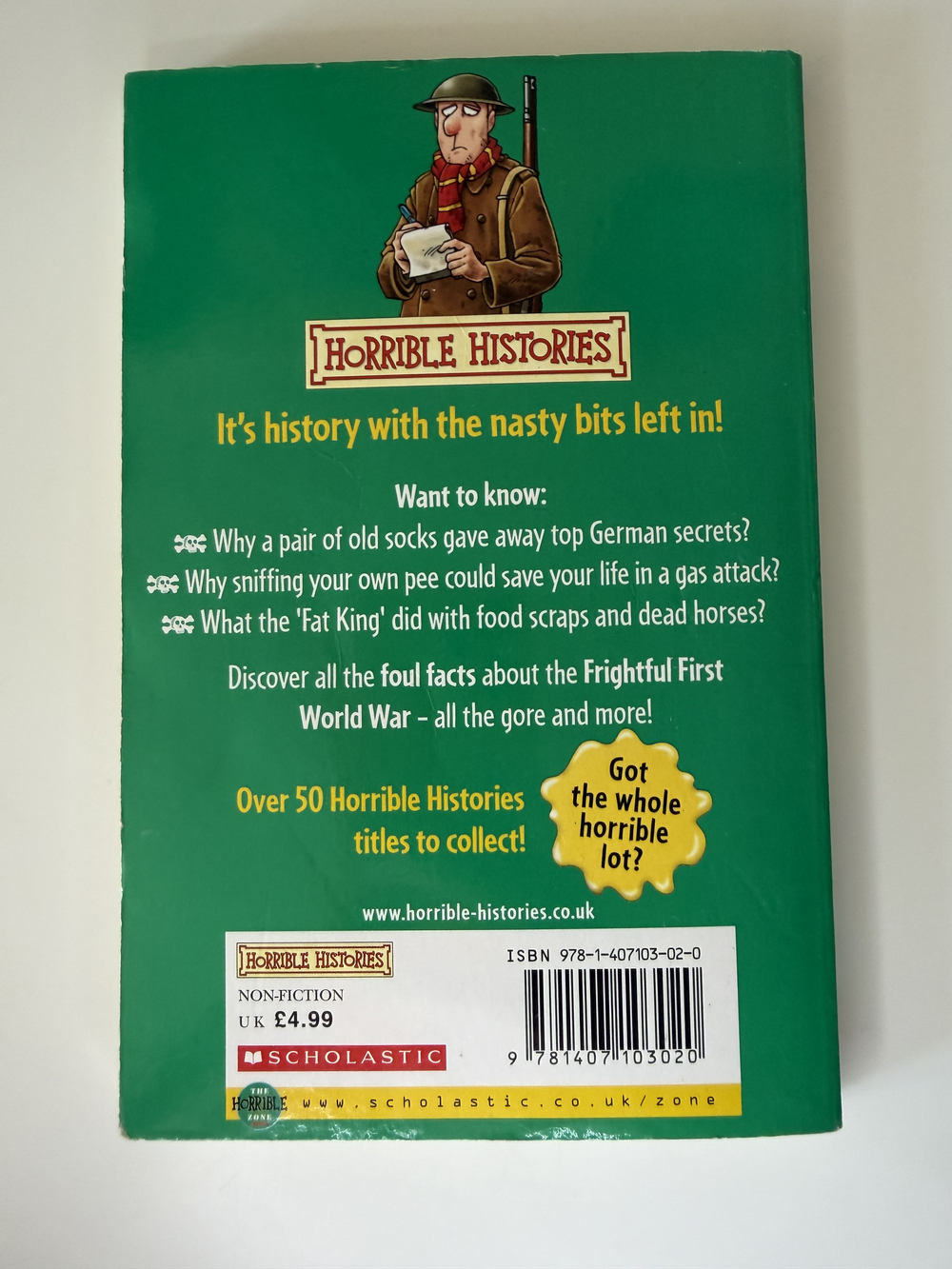 Frightful First World War – StrangeBooks